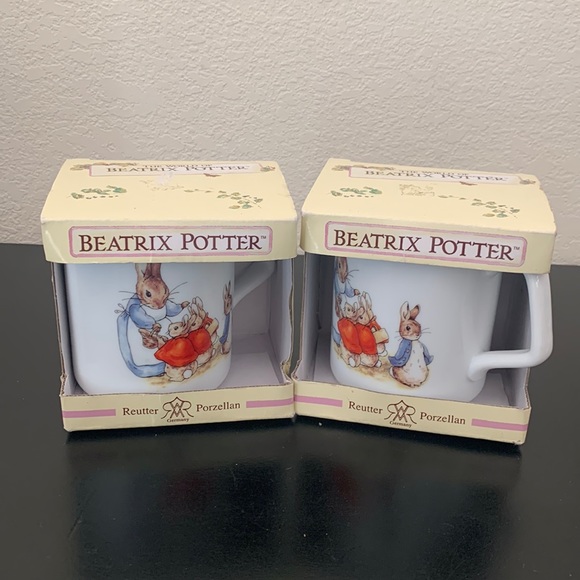 Beatrix Potter | Dining | Beatrix Potter Peter Rabbit Mug Lot Of 2 By ...